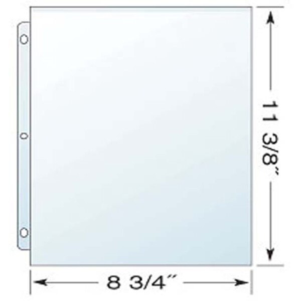 Ultra-PRO® Polypropylene Binder Pages for 8-1/2 x 11 Sheets