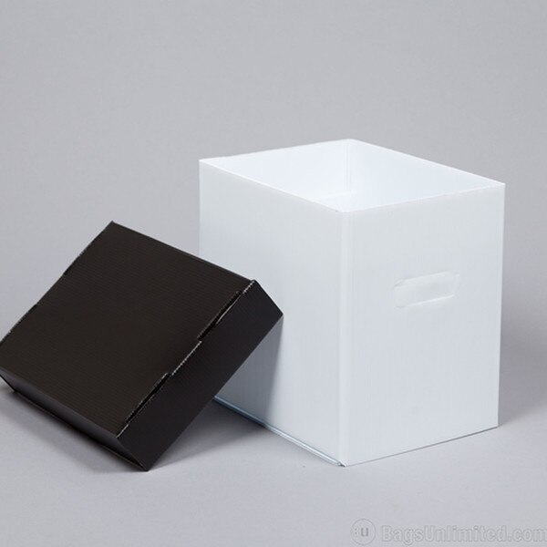 PLASTIC Corrugated Magazine Storage Box Holds 100 Magazines