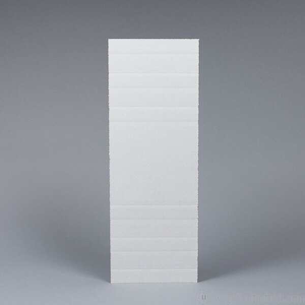 Comic Book Box Scored Spacer Made from White Corrugated