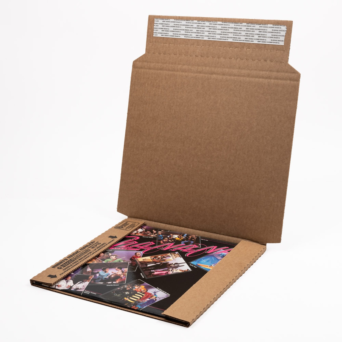LP Record Mailer for One Vinyl Record with Peel & Seal Tape
