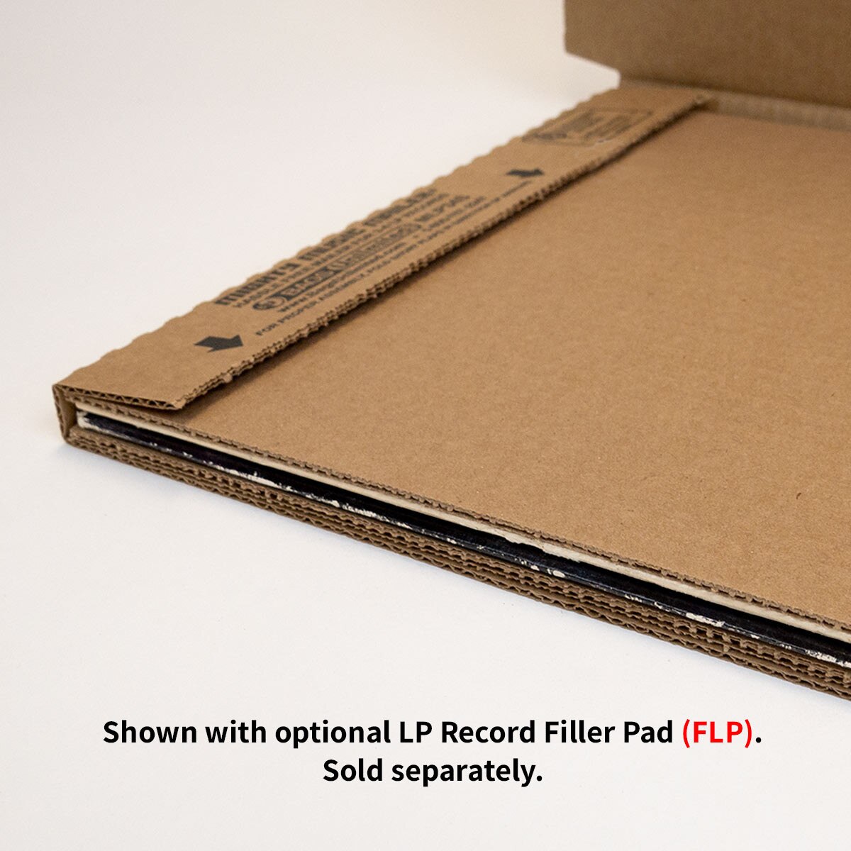 Record Mailer for 3 or 4 LP Vlnyl Records Zip & Tape Closure